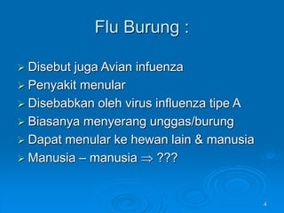 penyakit flu burung | PPTX