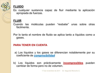 1. fluidos en reposo | PPTX