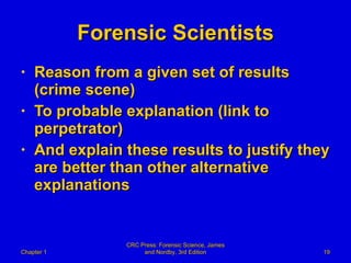 1 Forensic Science Powerpoint Chapter 01 Here We Stand, What A | PPT