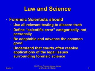 1 Forensic Science Powerpoint Chapter 01 Here We Stand, What A | PPT