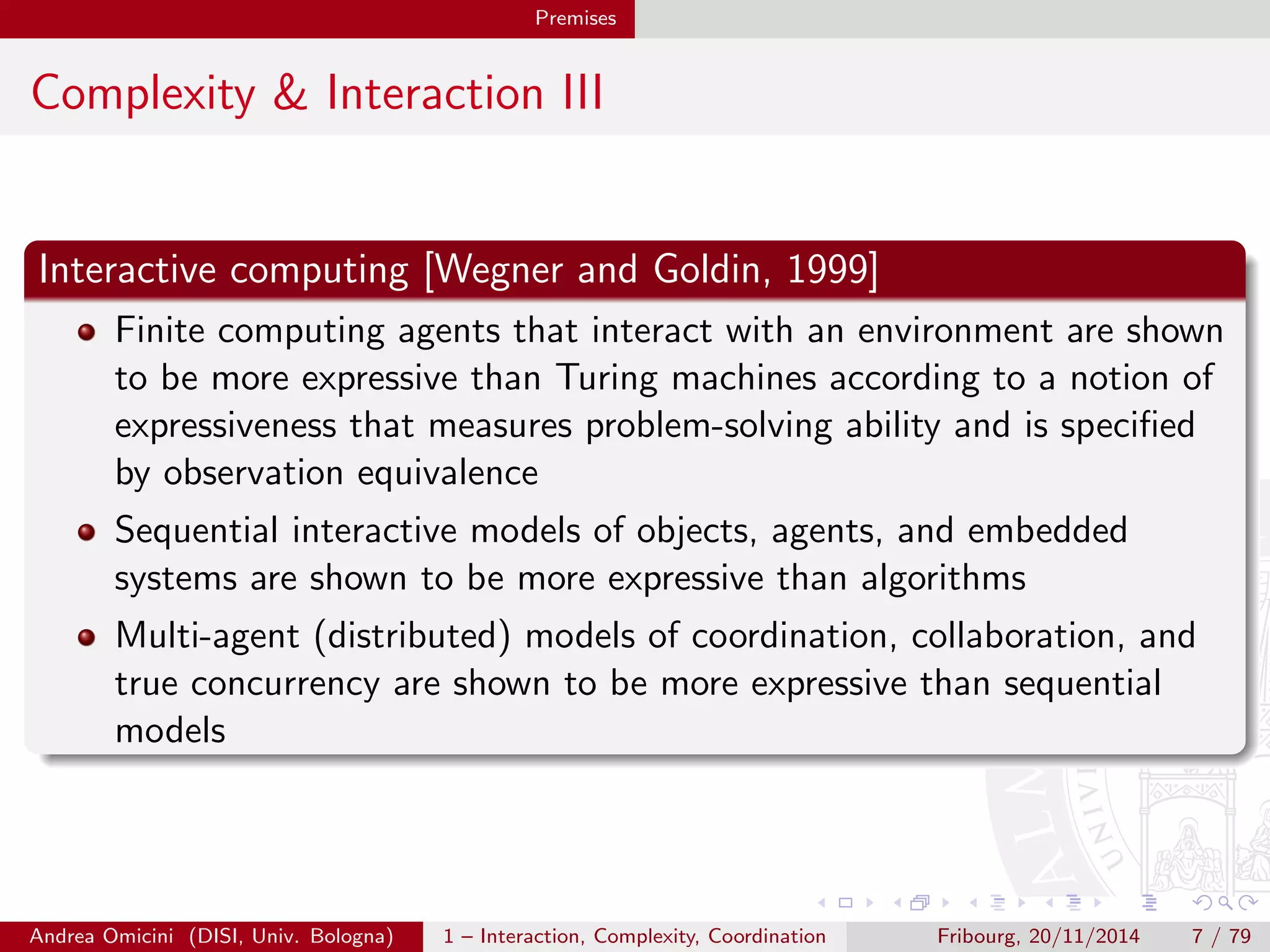 Interaction, Complexity, Coordination | PPT
