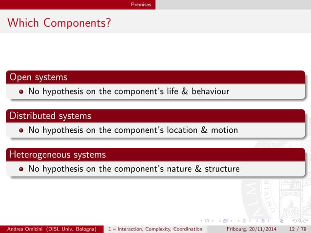 Interaction, Complexity, Coordination | PPT