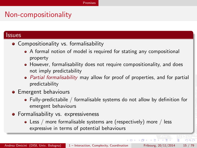 Interaction, Complexity, Coordination | PPT