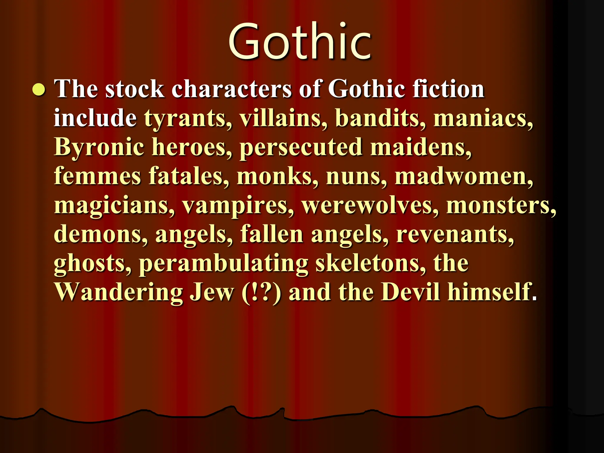 1 - Frankenstein and the Gothics Intro - Gothic.ppt