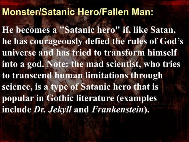 1 - Frankenstein and the Gothics Intro - Gothic.ppt