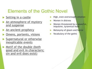1 - Frankenstein and the Gothics Intro - Gothic.ppt