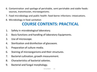 Food Microbiology (2019-20) - published | DOCX