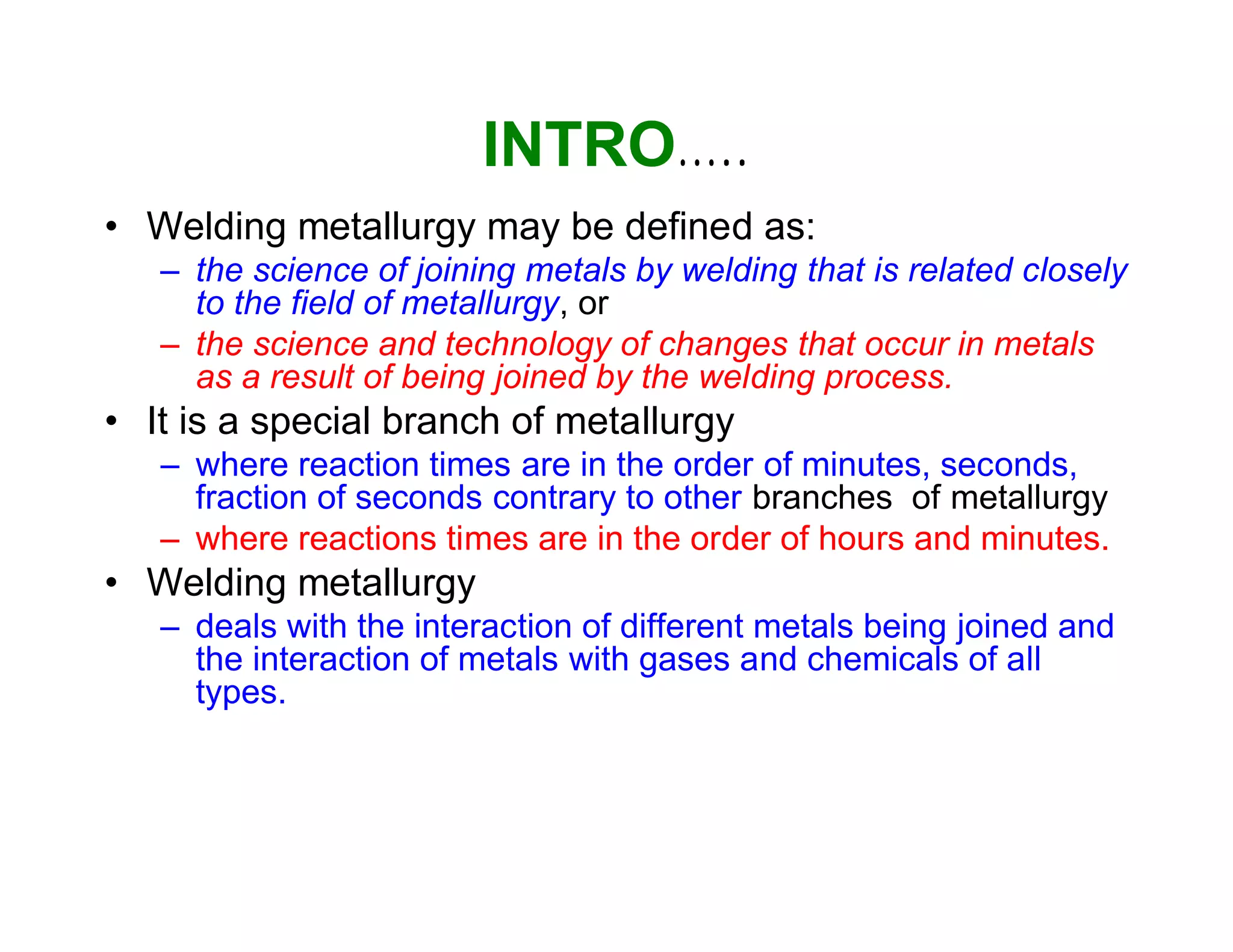 1-Fundamentals of Welding Metallurgy final.pdf | Chemistry | Science