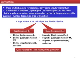 Nuclear Science- Radioactivity -Gamma decay | PPTX