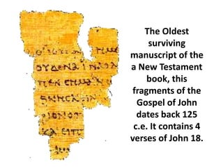 1 general introduction to the new testament | PPTX