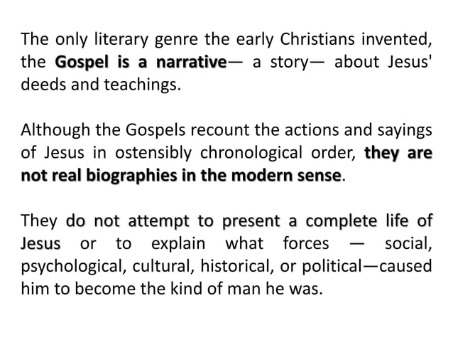 1 general introduction to the new testament | PPTX | Christianity ...