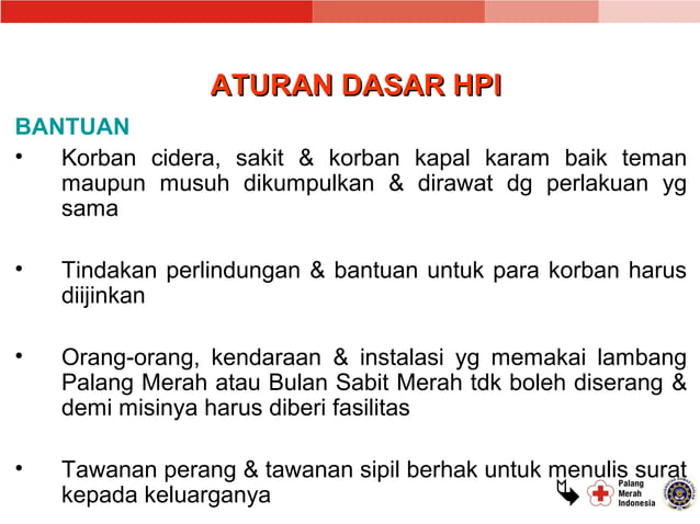 Gerakan, HPI & Lambang PPT (Materi PMR) | PPT