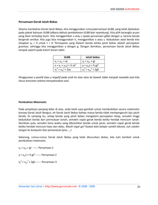 Gerak Lurus | PDF