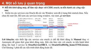 1 giới thiệu-cài đặt oracle | PPTX