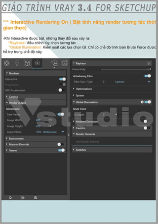 Giáo trình vray 3.4 for sketchup - 1 | PDF