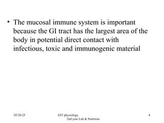 1-GIT.ppt GASTRO. INTESTINAL TRACT Physiology | PPT