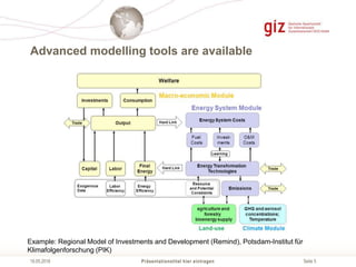 Assessing economic impacts of the energy transition – energy-economy ...