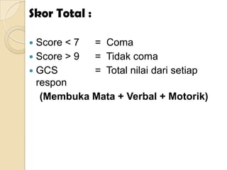 1. glasgow coma scale | PPTX