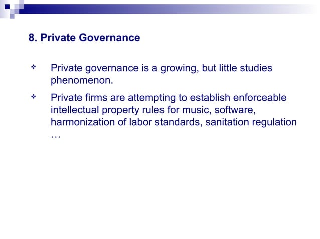 1. global governance | PPT | Political Issues & policy | Politics