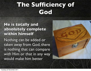 Gods attributes sufficiency | PDF