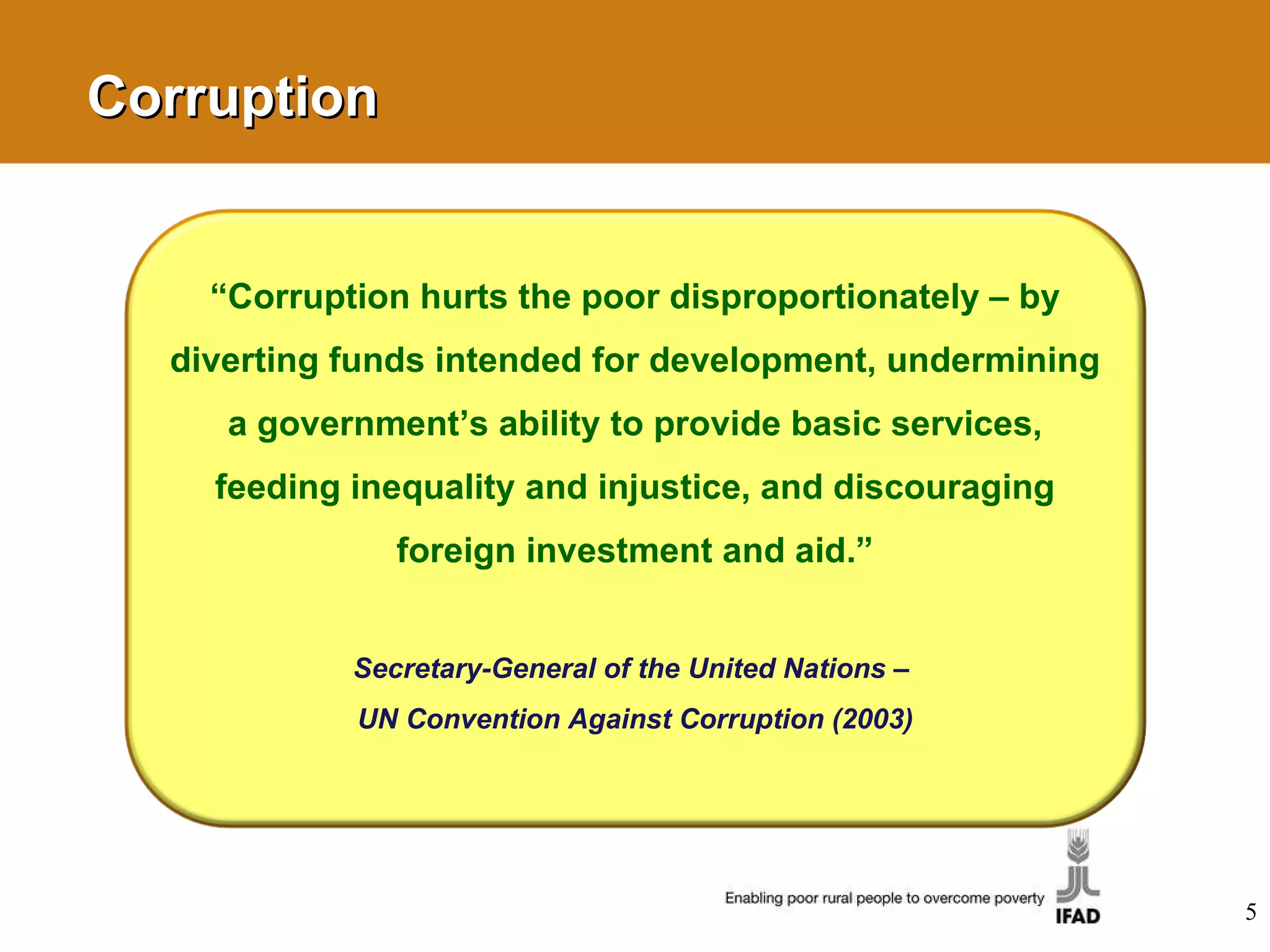 Good Governance and Anti Corruption | PPT