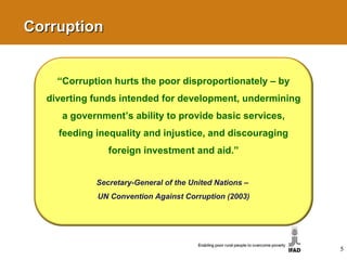 Good Governance and Anti Corruption | PPT