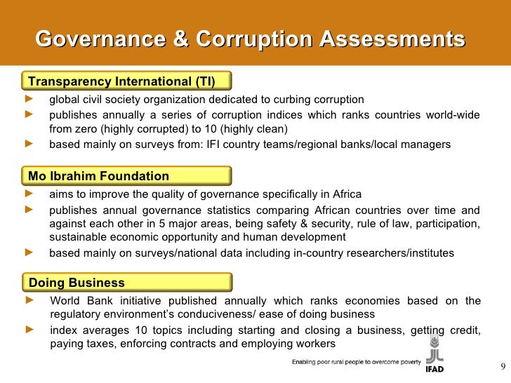 Good Governance And Anti Corruption