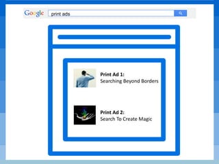 Print Campaign for Google Search - Reunion Ad | PPT