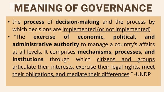 1 - GOVERNANCE.pptx grade 12 humss lesson plan | PPTX