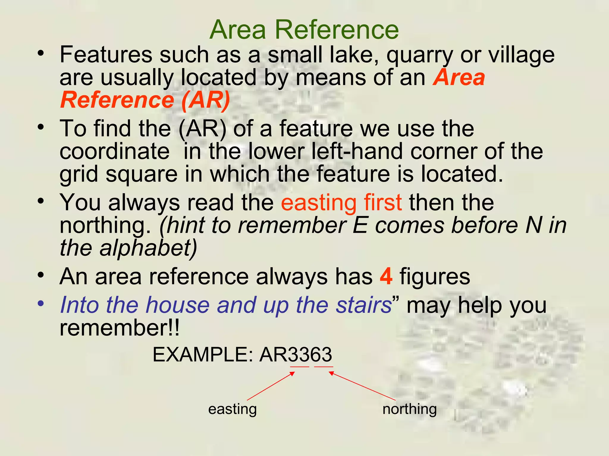 Grid and Area references | PPT