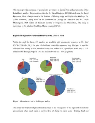1 groundwater governance in the aral sea basin | PDF | Geography | Science