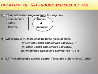 1 gst over view | PPTX