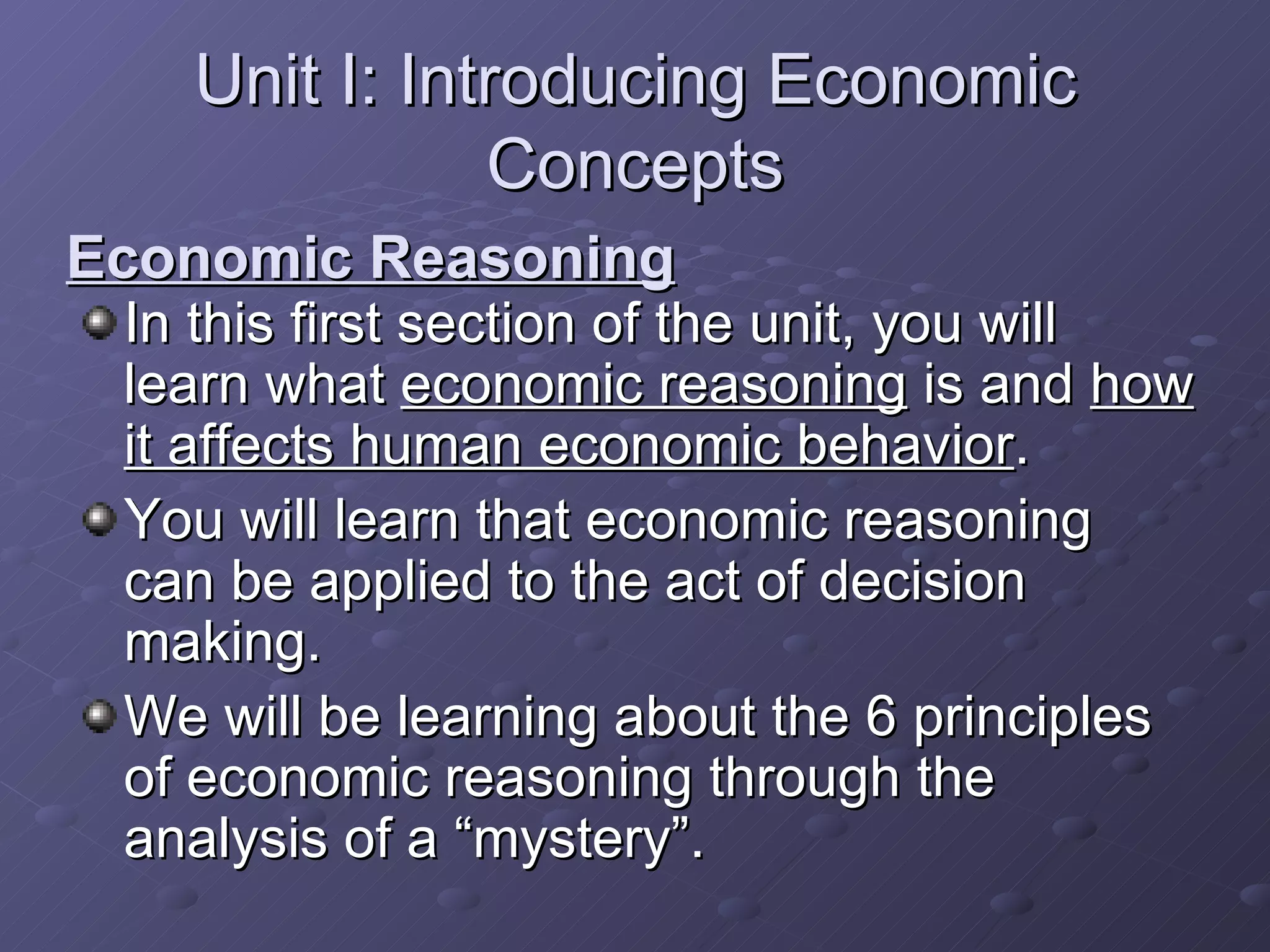 Practical Econ, U1, Packet 1 | PPT