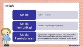 1 hakikat media pembelajaran | PDF