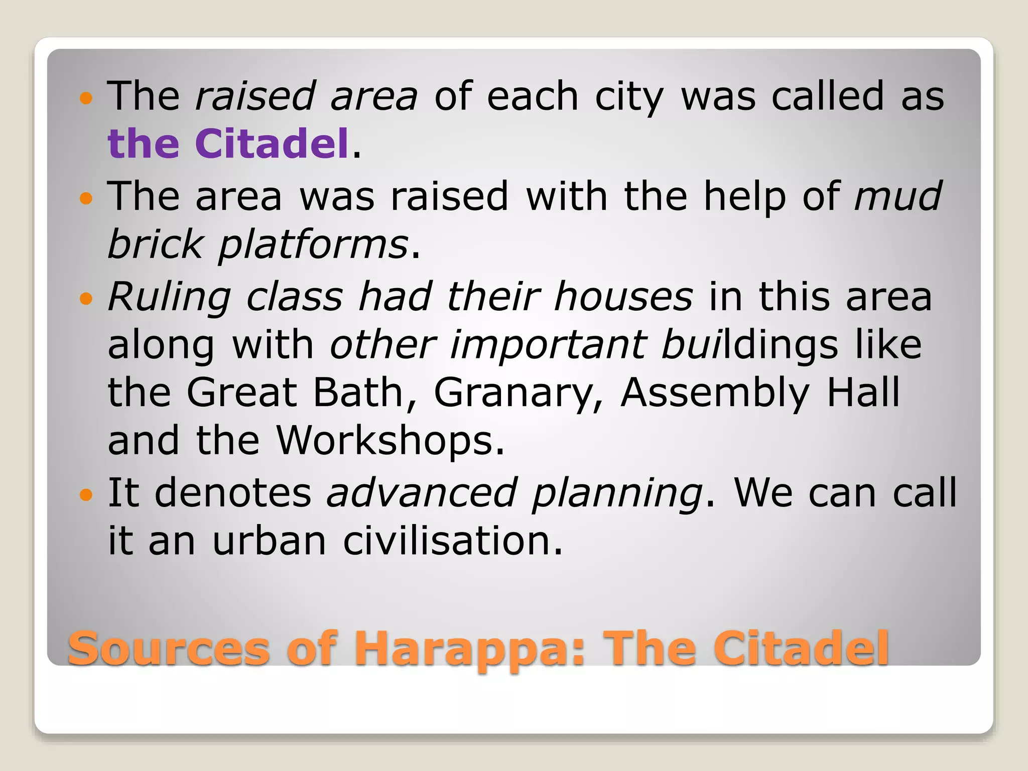 Harappan Civilisation | PPTX