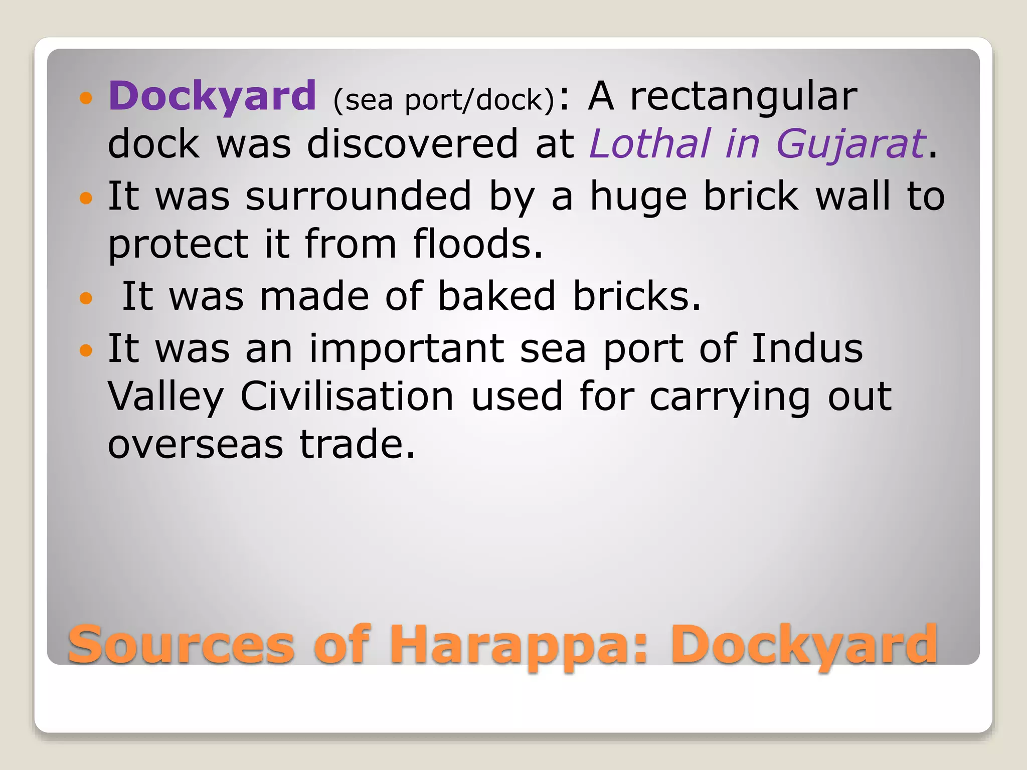 Harappan Civilisation | PPTX