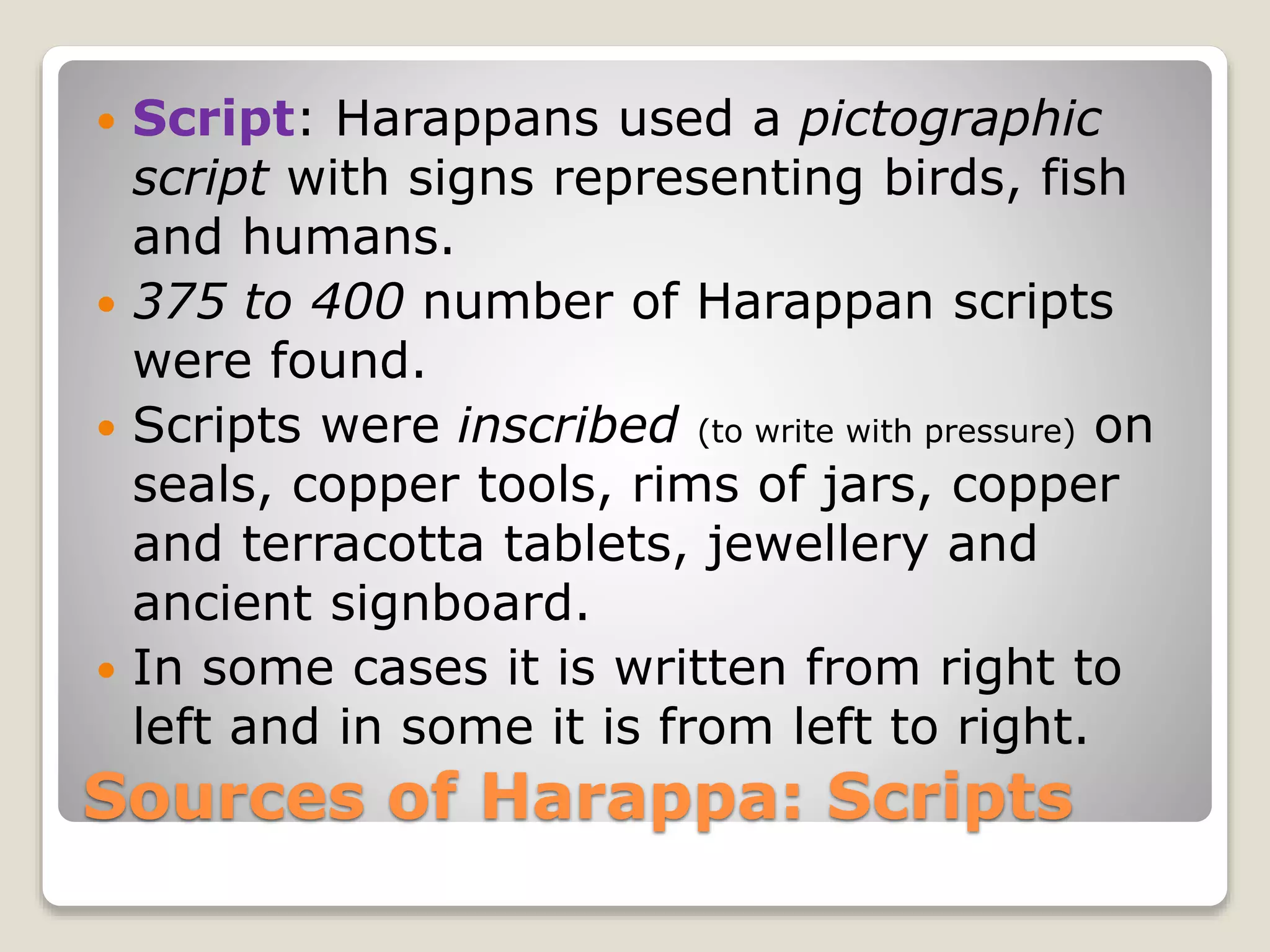 Harappan Civilisation | PPTX