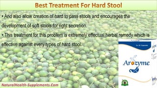 What Is The Best Treatment For Hard Stool - 6 Golden Ways | PPT