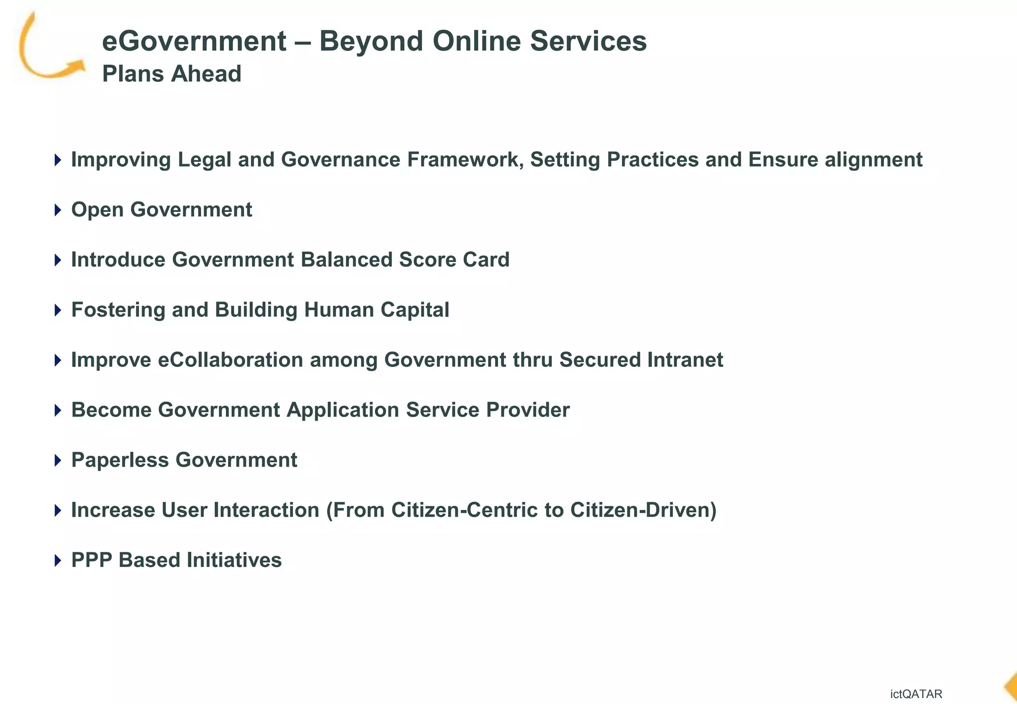 Mr. Hassan al Sayed's presentation at QITCOM 2011 | PPT