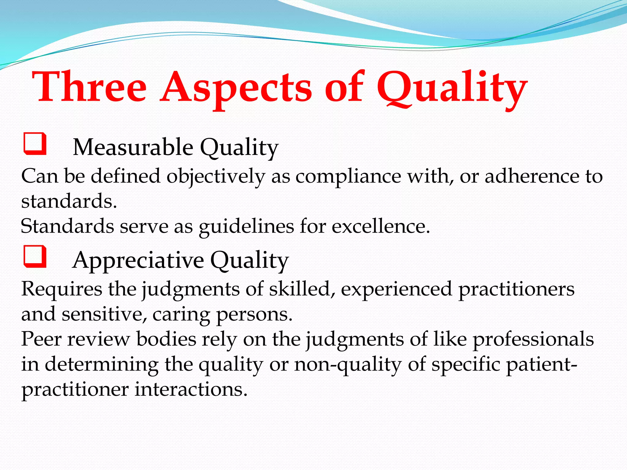 1 health care quality concepts | PPTX