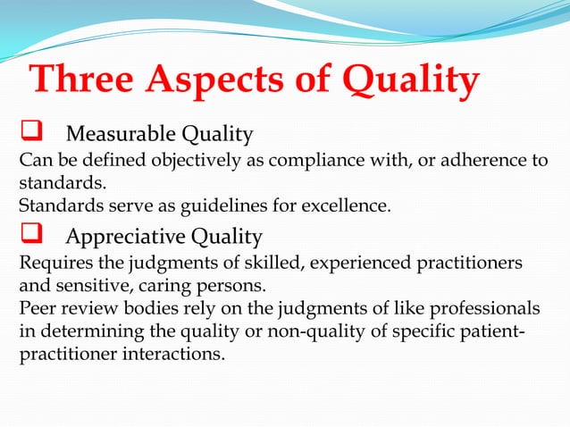 1 health care quality concepts | PPTX | Eldercare | Family and ...