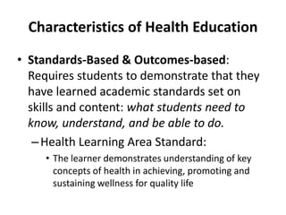 1. health education overview | PPTX