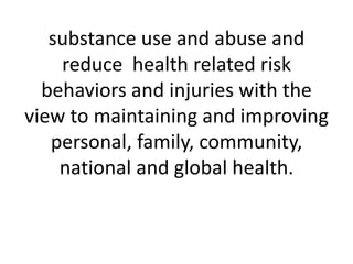 1. health education overview | PPTX