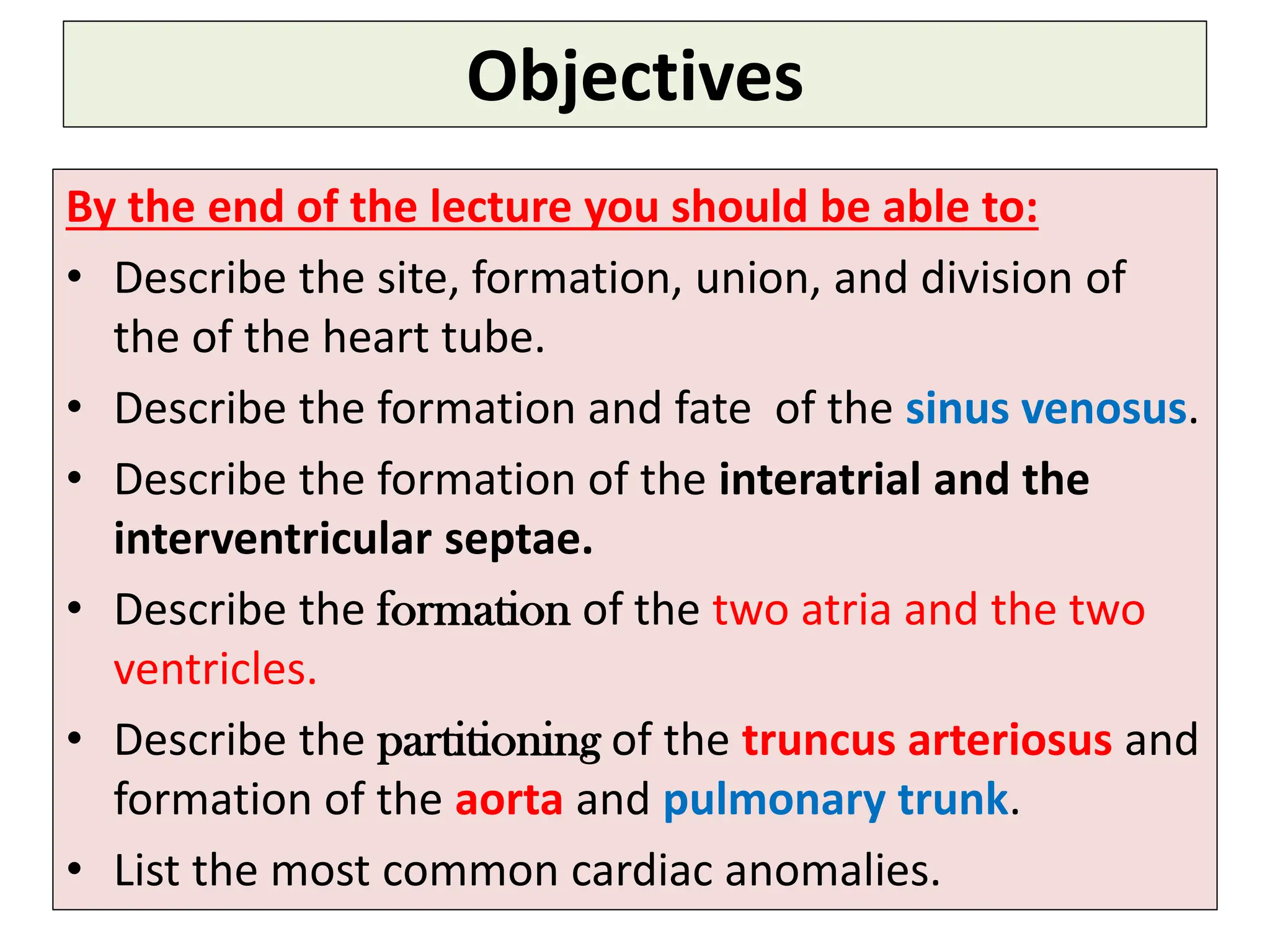 Embryology of heart and understand basic heart disease | PPT