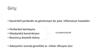 1 hemato-konstriktif perikardit ile gelen nhl vakası | PPTX