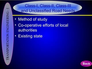 Highway planning for HIghways and Grand transport roads | PPT