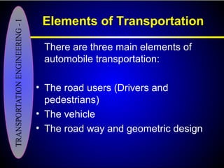 Highway planning for HIghways and Grand transport roads | PPT