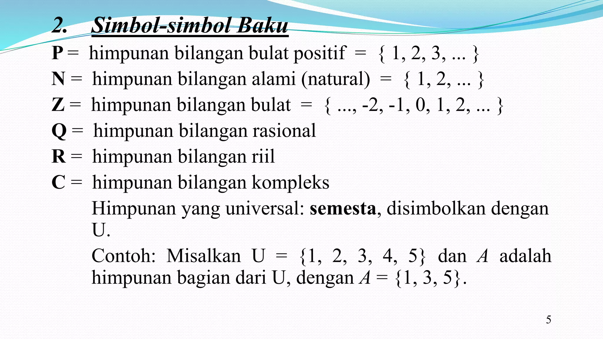 1 himpunan - logika | PPTX