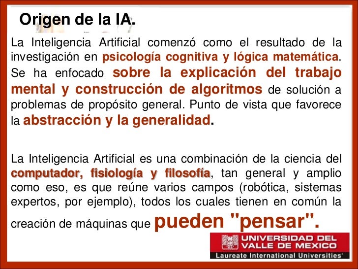 1 Historia De La Inteligencia Artificial