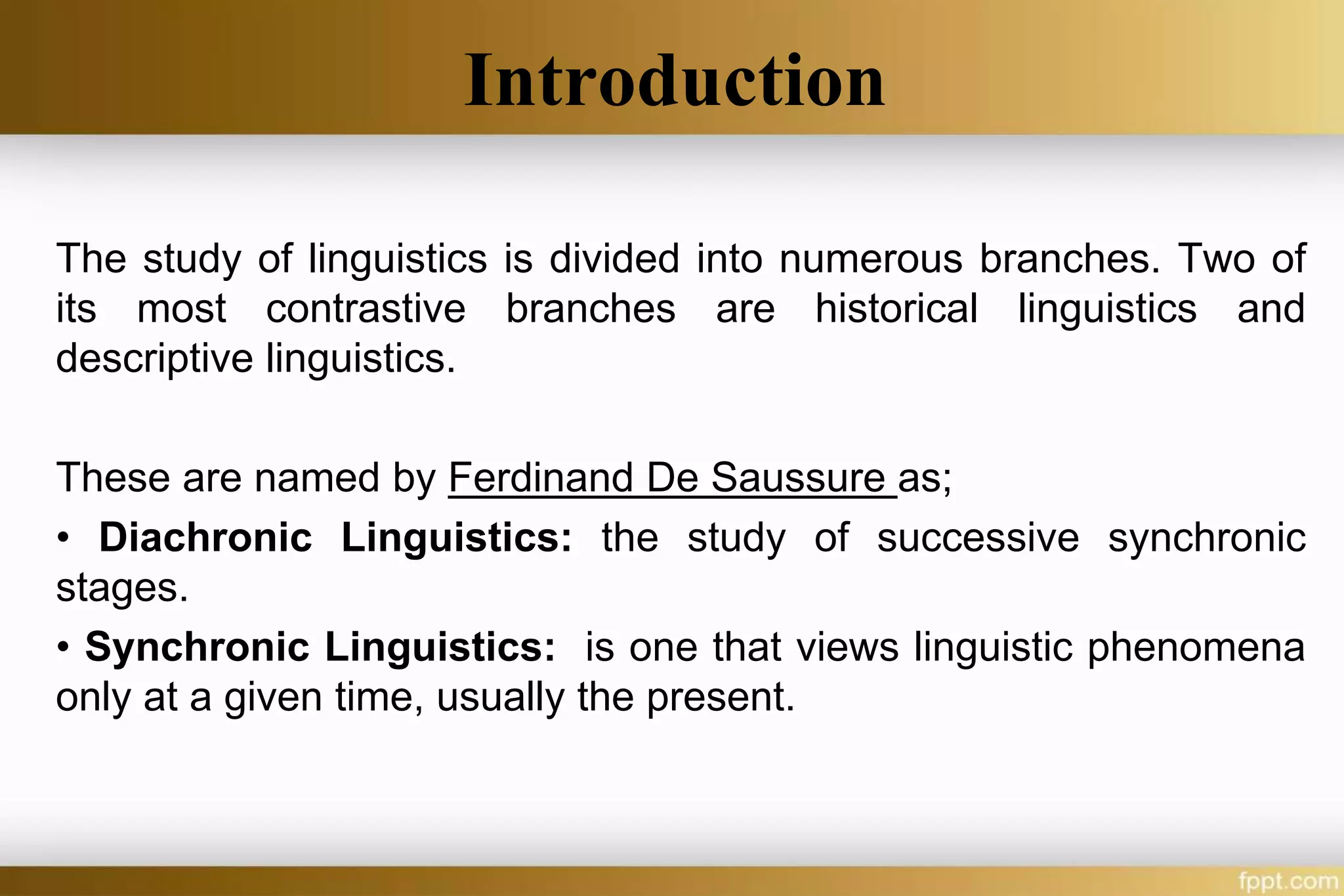 Historical linguistics introduction | PPT